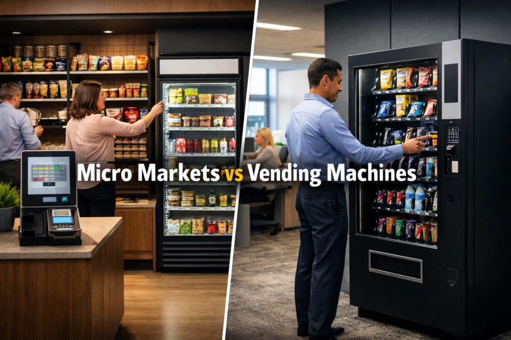 Micro Markets vs Vending Machines | Workplace Solutions